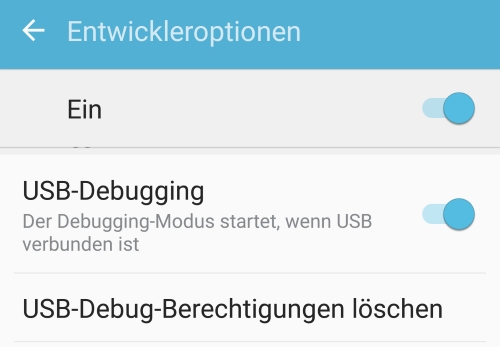 Samsung Galaxy S7 USB-Debugging aktivieren und deaktivieren – Galaxy Tipps